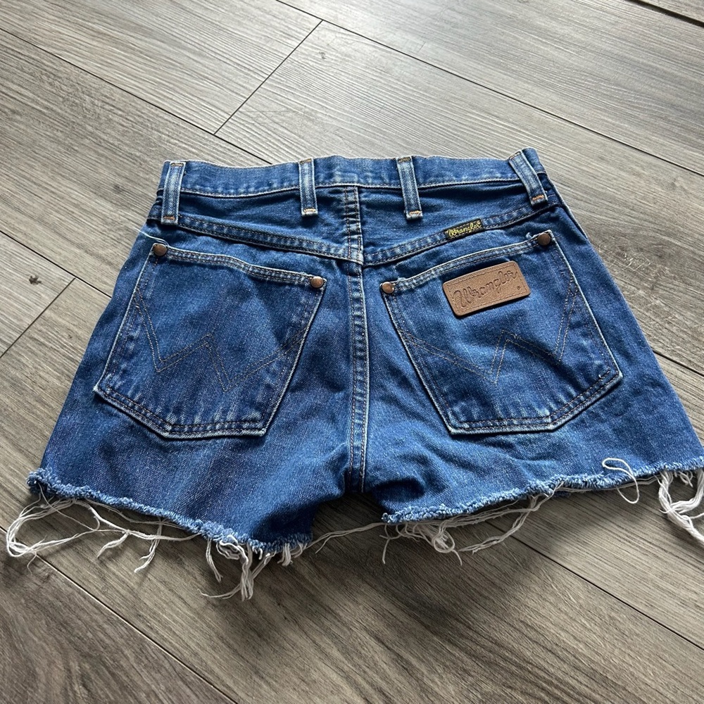 Vintage 70s Wrangler Cut Off Jeans Made In Usa Gem